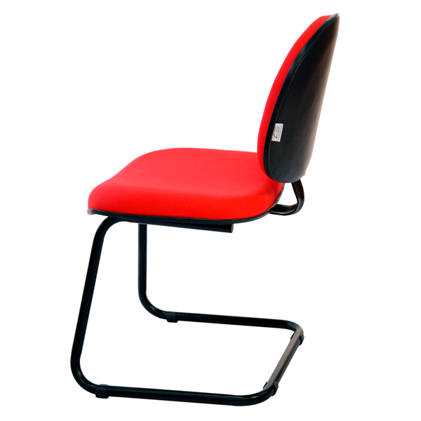 Cadeira Executiva Base Fixa Ski Capri | DesignChair Cadeira Executiva Base Fixa Ski Capri | DesignChair