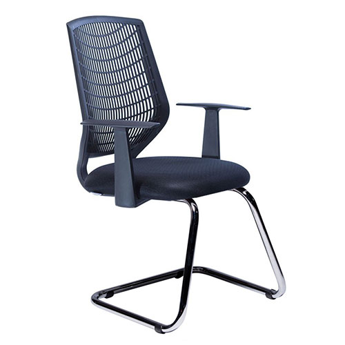 Cadeira Executiva Interlocutor Base Fixa Cromada Delli | DesignChair Cadeira Executiva Interlocutor Base Fixa Cromada Delli | DesignChair