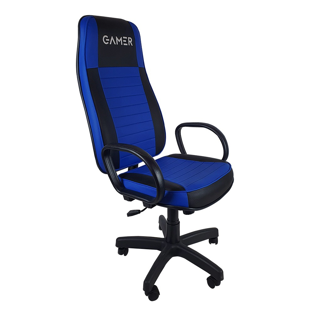 Cadeira Gamer Prime Reclinável Azul | DesignChair